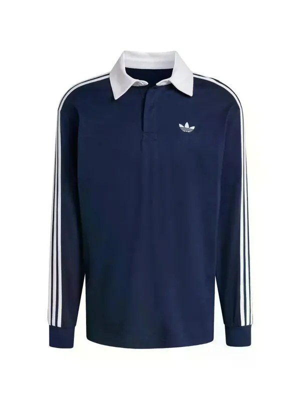Adidas 3-stripes Long-sleeve Polo Shirt