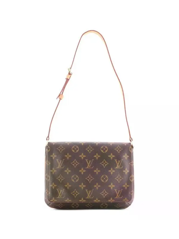 LOUIS VUITTON Musette Tango Handbag Monogram Canvas Shoulder Bag - Brown