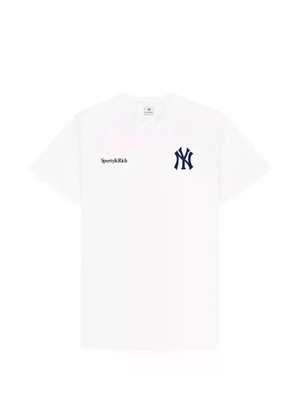 Sporty & Rich Yankees Arch T-shirt - White