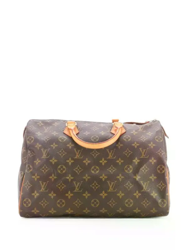 LOUIS VUITTON Speedy Handbag Monogram Canvas 35 Satchel