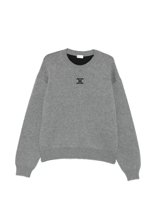 Celine Cashmere Crewneck Sweater - Multicolor