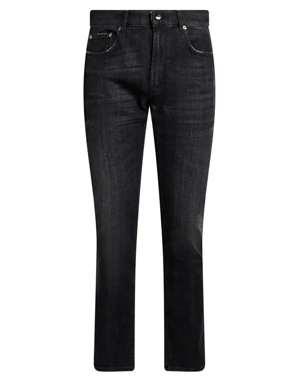 DEPARTMENT 5 Jeans Charcoal Size Cotton, Rubber