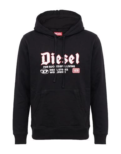 DIESEL® Sweatshirt Size Cotton, Polyester