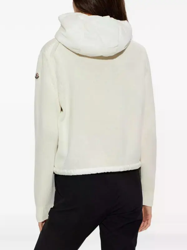 Moncler Quilted Shearling-panel Cardigan