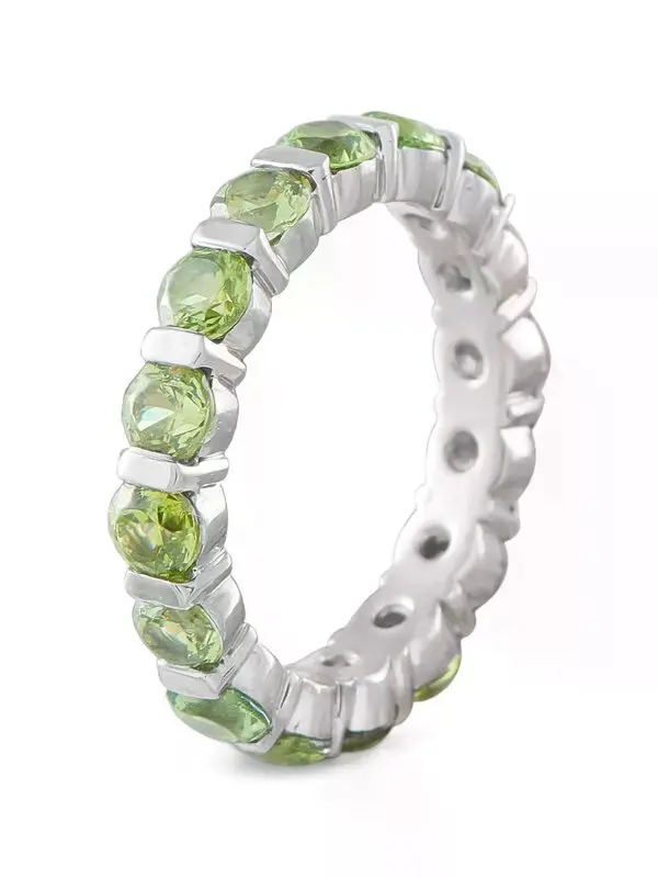 LB EXCLUSIVE Demantoid Garnet Eternity Ring