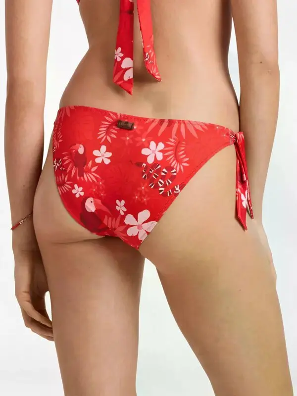 Vilebrequin Floral-print Side-tie Bikini Bottoms