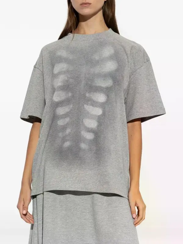 AVAVAV Skeleton-print Oversized T-shirt