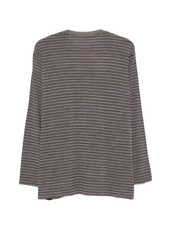 Auralee Wool Striped T-shirt