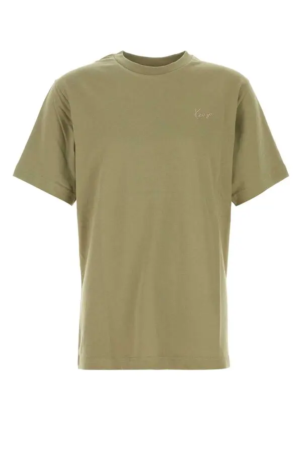 Kenzo Olive Cotton T-shirt - Green