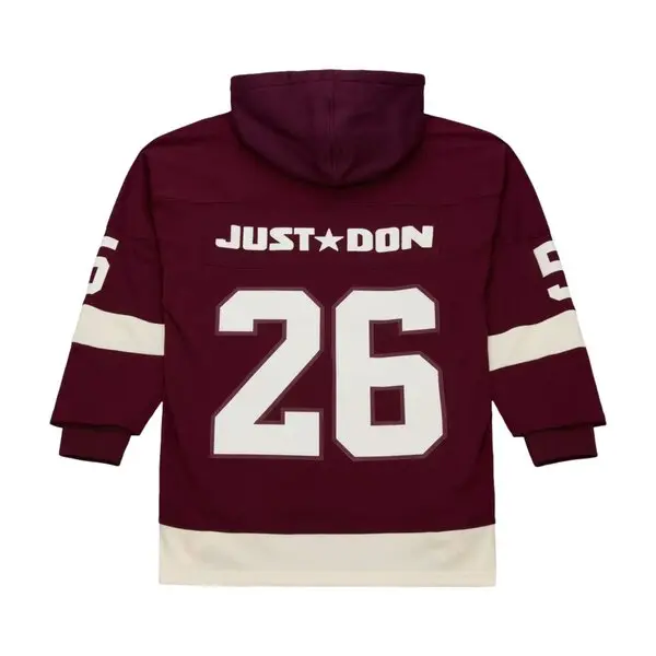 Mitchell & Ness X Just Don Detroit Wings Jersey Hoodie