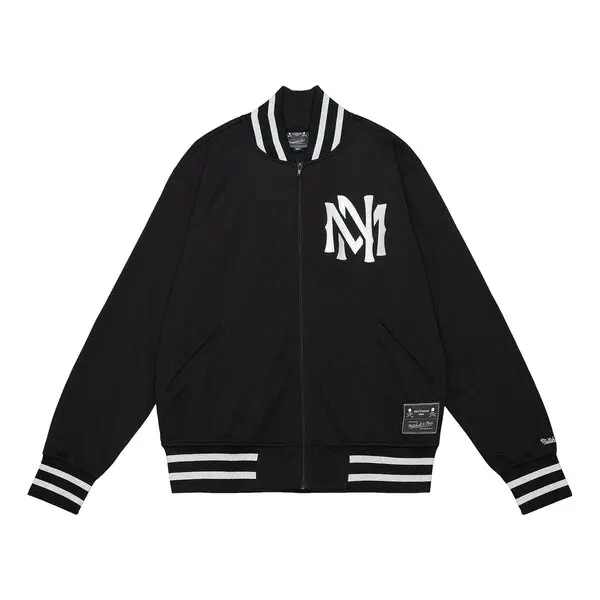 Mitchell & Ness X Mastermind Logo Embroidery Jacket