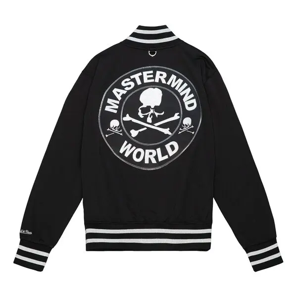 Mitchell & Ness X Mastermind Logo Embroidery Jacket