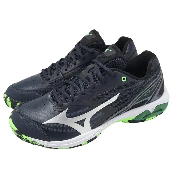 Mizuno Wave Claw 4 Wide 'black Green - Black/green