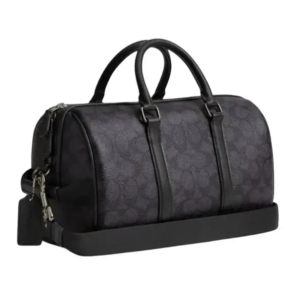 COACH Venture Duffle Bag 27 Signature Canvas With Patches
