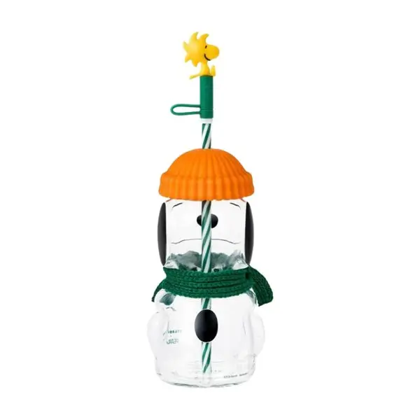 STARBUCKS X Peanuts Pumpkin Glass Coldcup