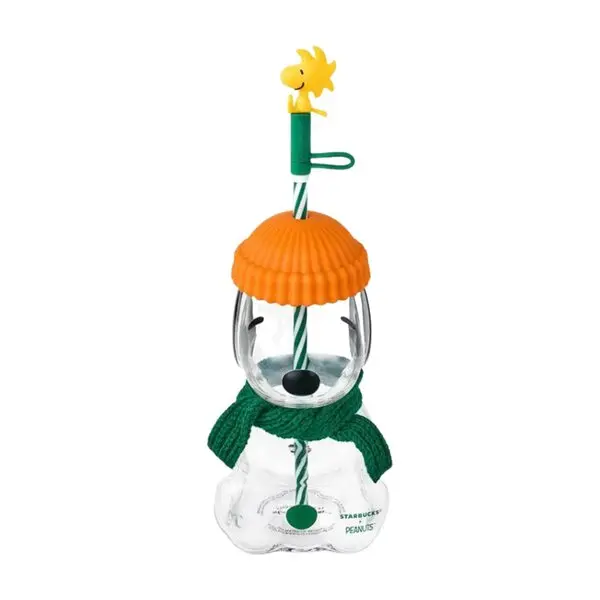 STARBUCKS X Peanuts Pumpkin Glass Coldcup