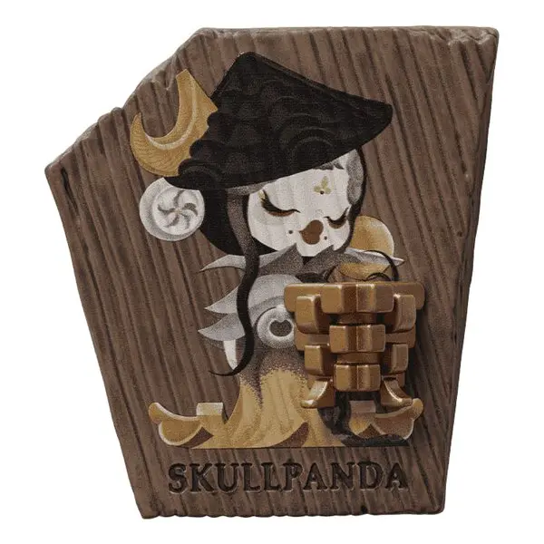 POP MART Skullpanda Where Time Dwells Series Fridge Magnet 'beneath Flying Eaves - Multi-color