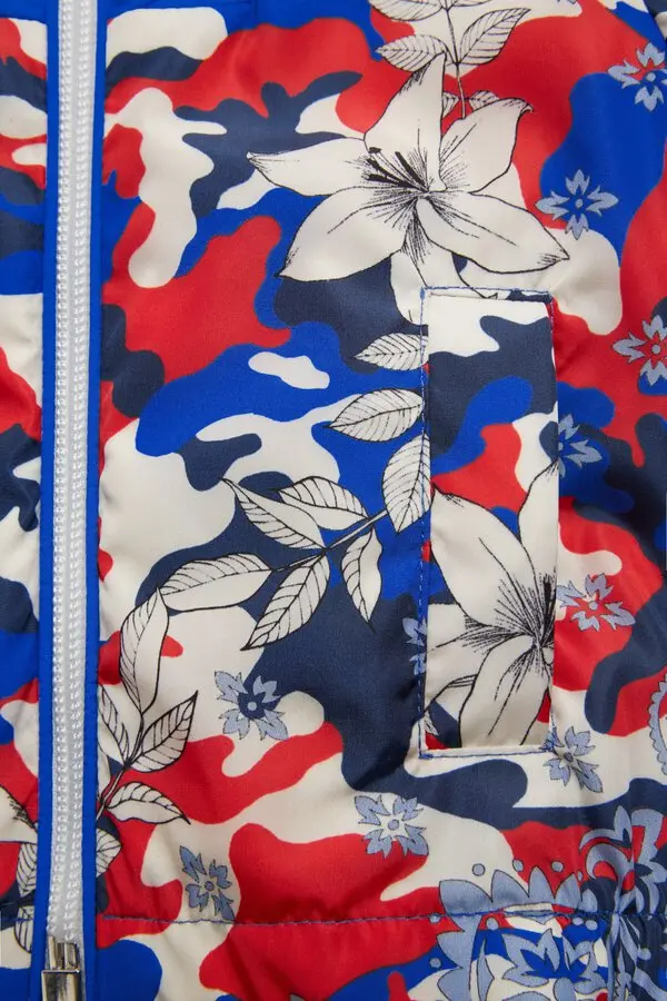 Moncler Logo Camouflage Printed Jacket