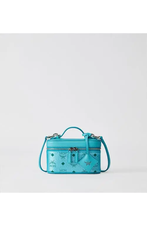 Mcm Mini Aren Vanity Case In Visetos