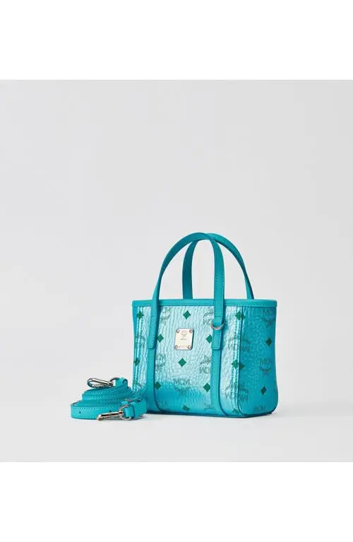 Mcm X-mini Toni Top-zip Shopper In Visetos