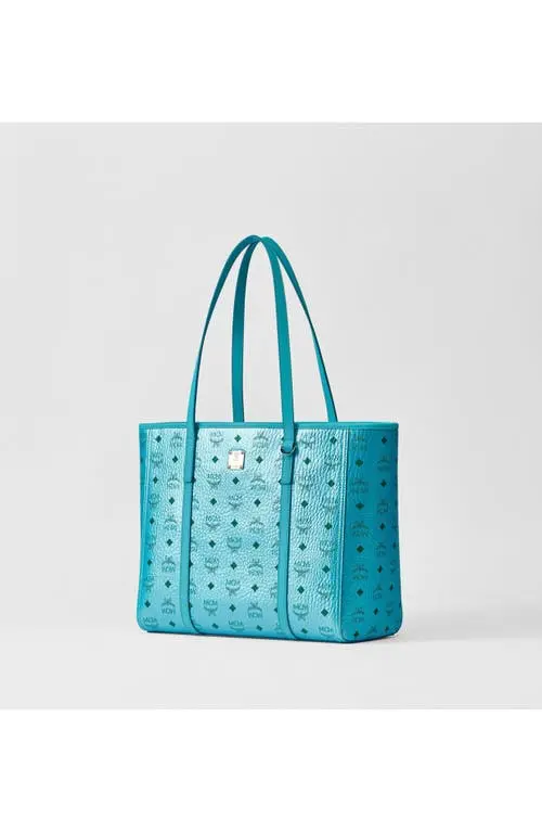 Mcm Medium Toni Top-zip Shopper In Visetos