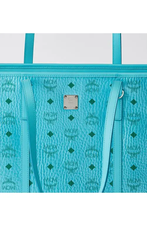 Mcm Medium Toni Top-zip Shopper In Visetos
