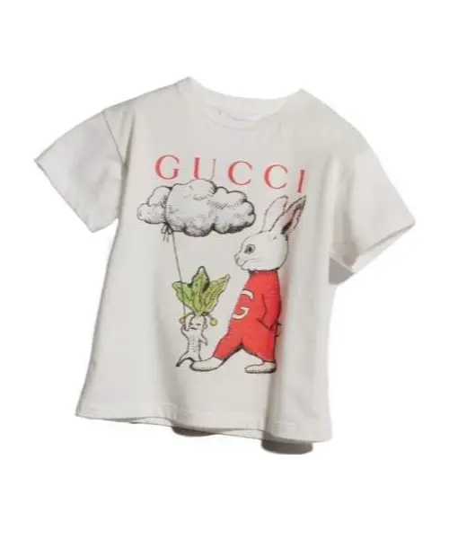 Gucci Baby Cotton T-shirt With Print