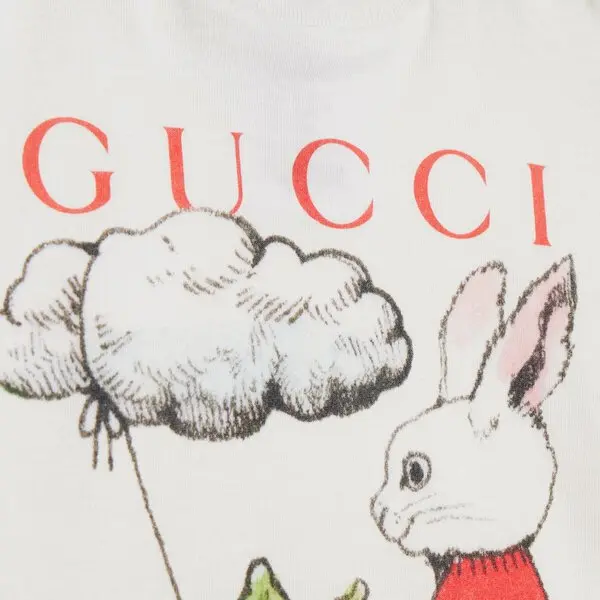 Gucci Baby Cotton T-shirt With Print