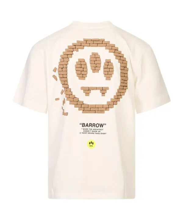 BARROW Teddy Bear Printed Jersey T-shirt