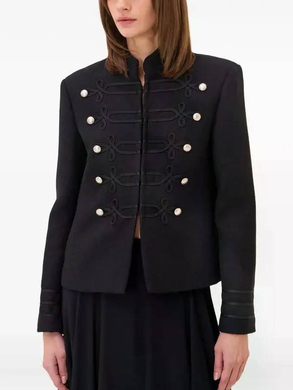 OTTOD'AME Frogging-detail Jacket