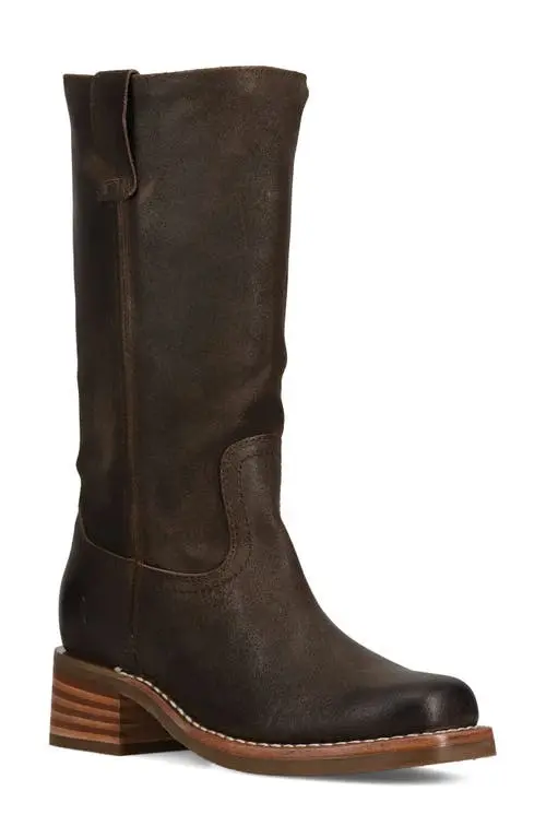 THE FRYE COMPANY Campus 12r Leather Boot - Chocolate