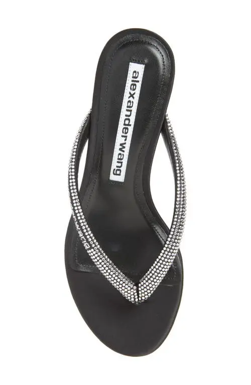 Alexander Wang Courtney Thong Sandal - Black/silver