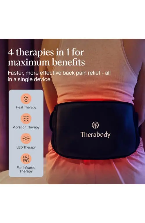 THERABODY Theraback Led Light & Vibration Therapy Device