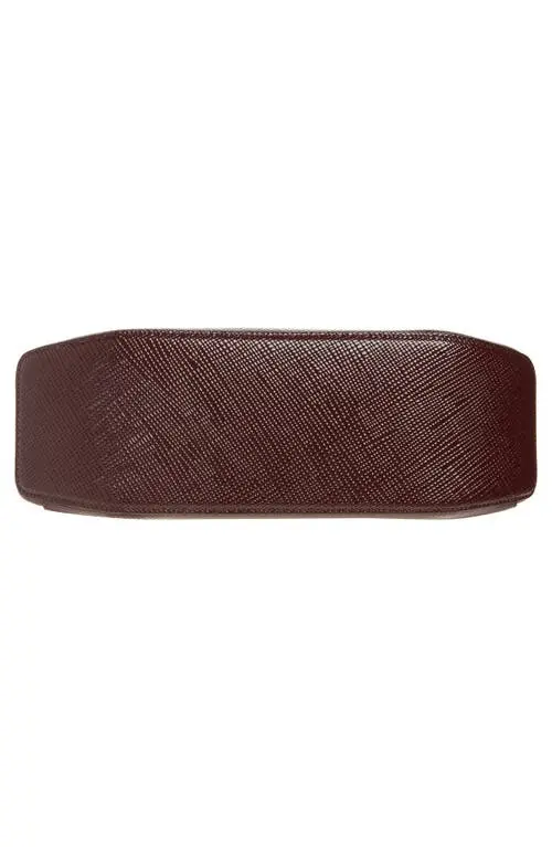 TOTEME Clip Palmellato Patent Leather Shoulder Bag - Cherry