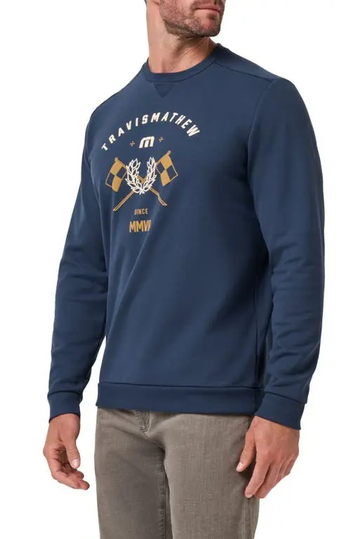 Travis Mathew Varsity Club Graphic Sweatshirt