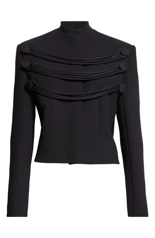 Khaite York Cord Embellished Jacket - Black