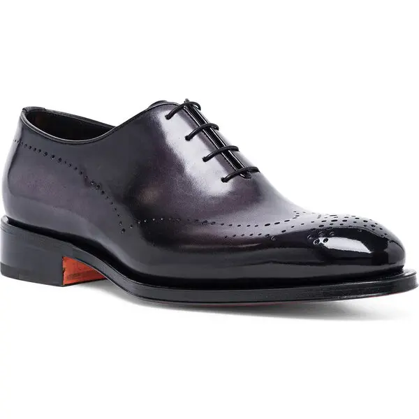 Santoni Leather Wingtip Oxford