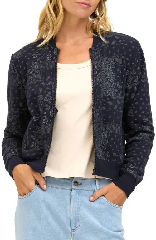 THREADS 4 THOUGHT Maida Classic Paisley Bomber Jacket