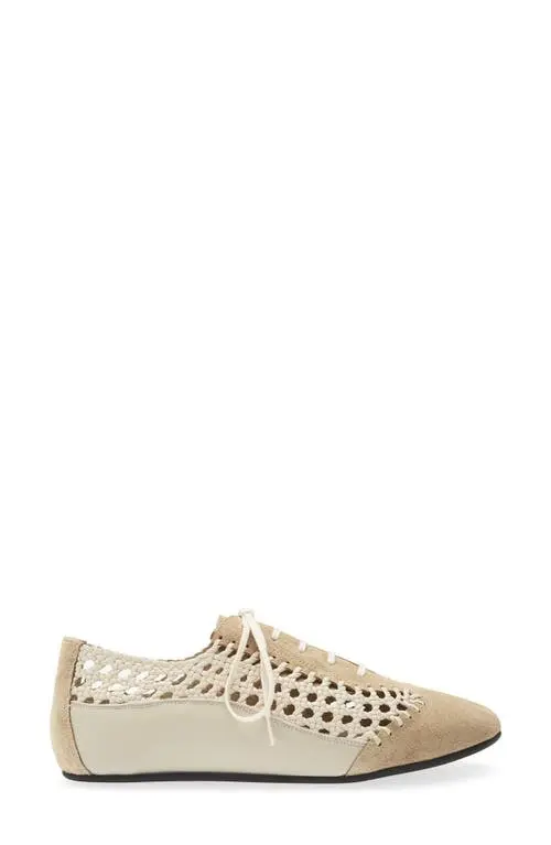 Hereu Esportiu Woven Leather Sneaker