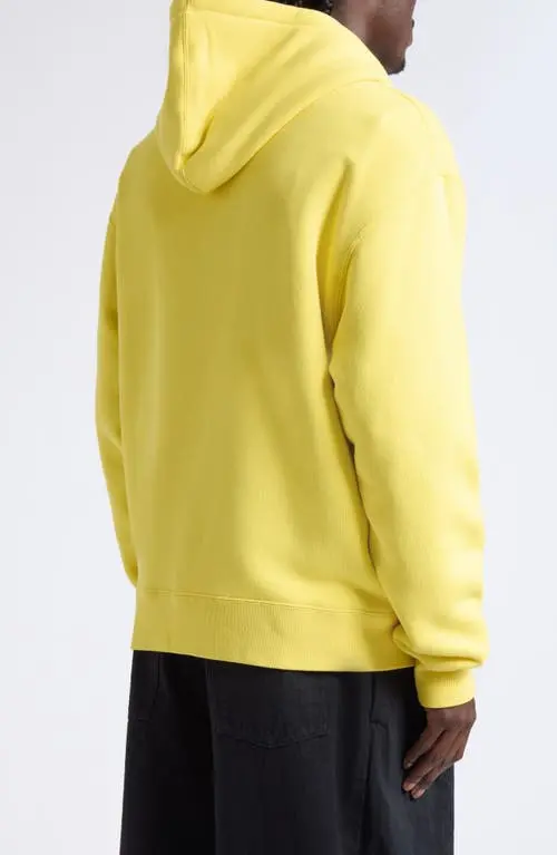 JW Anderson Cowboy Graphic Zip Hoodie - Lemon