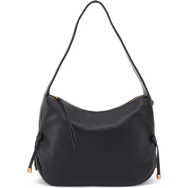 Hobo Kori Leather Shoulder Bag - Black