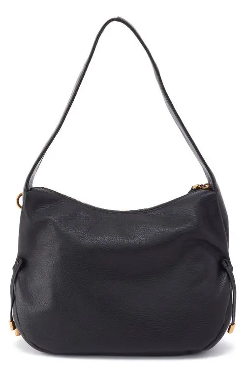 Hobo Kori Leather Shoulder Bag - Black