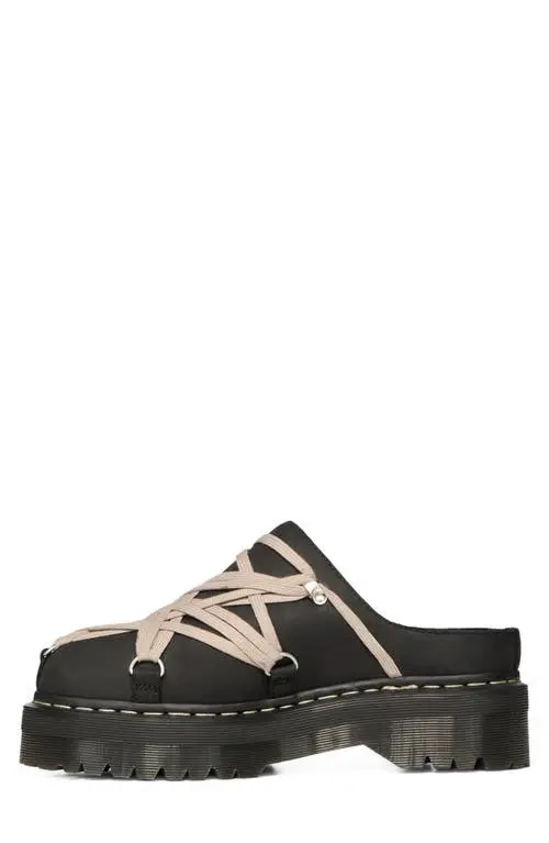 Rick Owens X Dr. Martens Quad Sole Megalace® Mule
