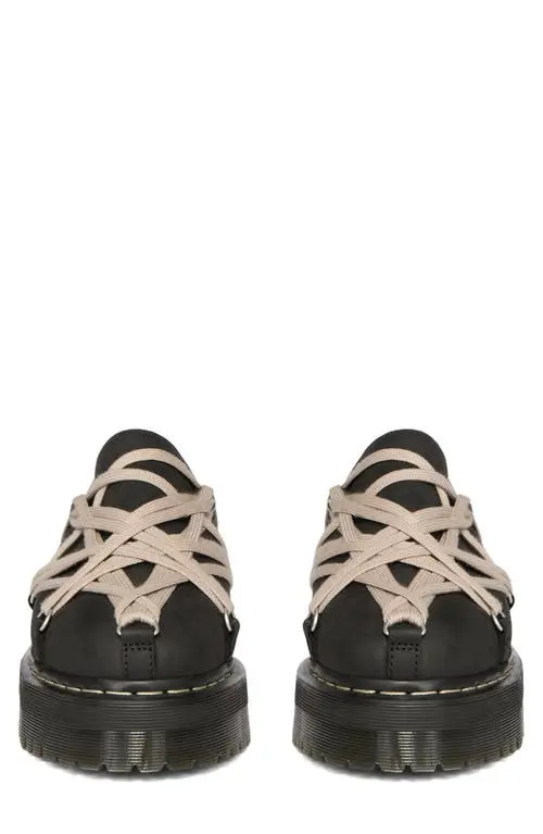 Rick Owens X Dr. Martens Quad Sole Megalace® Mule