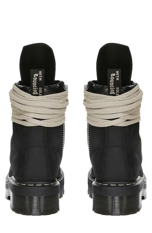 Rick Owens X Dr. Martens Quad Sole Steel Toe Boot