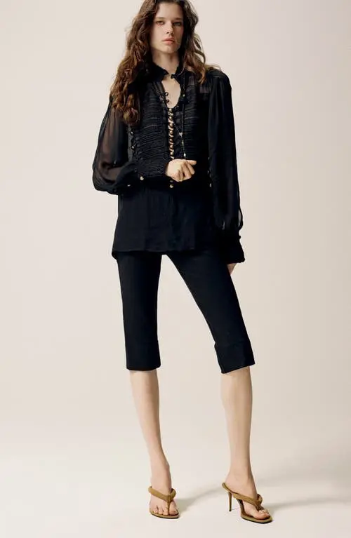 Mango Cayenne Soutache Detail Top