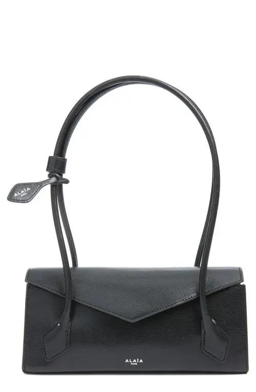 Alaïa Small Teckel Flap Shoulder Bag - Noir