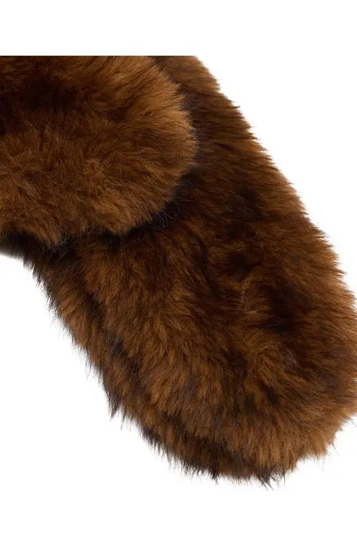 Mango Faux Fur Scarf