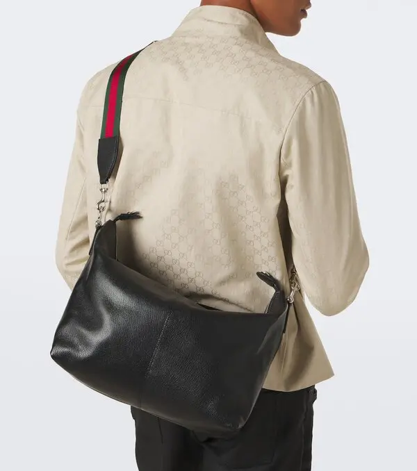Gucci Brera Medium Leather Crossbody Bag