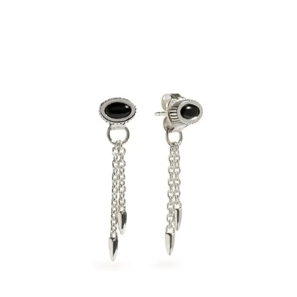 STONE FRUIT Bolo Chain Earrings